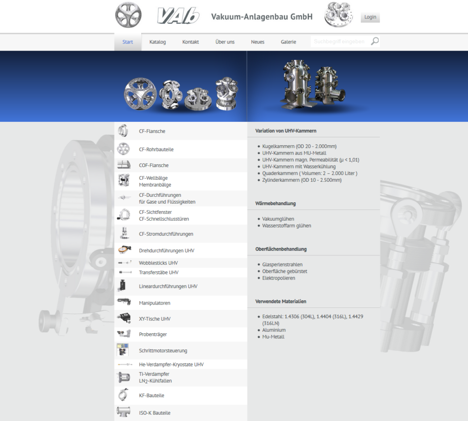 Neues – VAB Vakuum-Anlagenbau GmbH